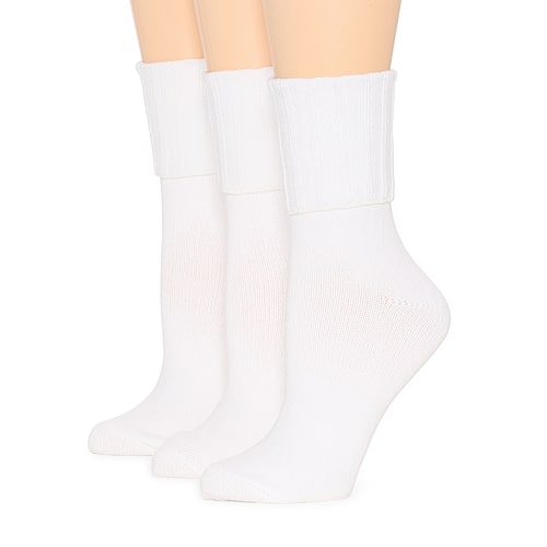 Click here for Mixit Everyday Essential Rib Womens 3 Pair Turncuf... prices