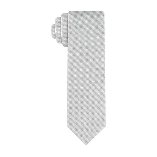 Click here for J. Ferrar Solid Tie  One Size  Silver prices