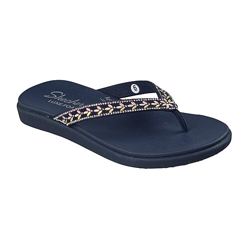 Click here for Skechers Womens Meditation Lux Flip-Flops  9 Mediu... prices