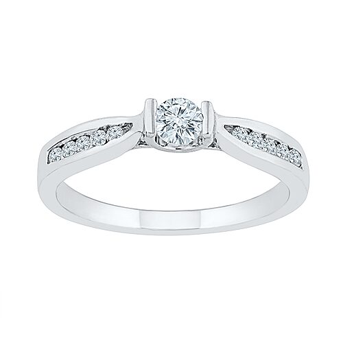 Click here for Promise My Love Womens 1/3 CT. T.W. Natural White... prices