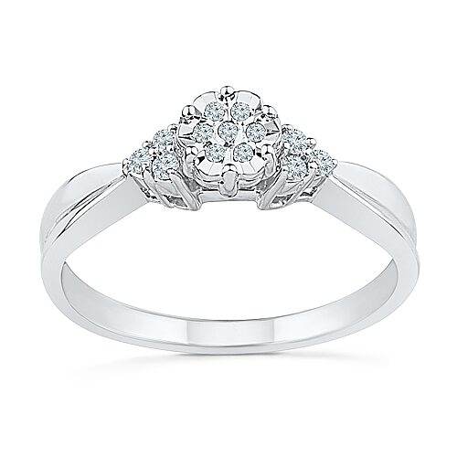 Click here for Promise My Love Womens 1/10 CT. T.W. Natural White... prices