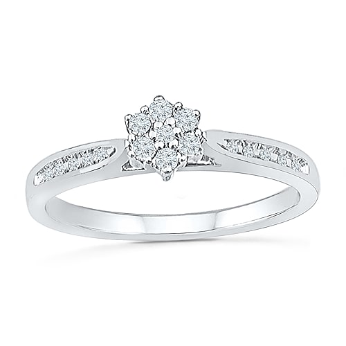 Click here for Womens 1/6 CT. T.W. Natural White Diamond 10K Gold... prices