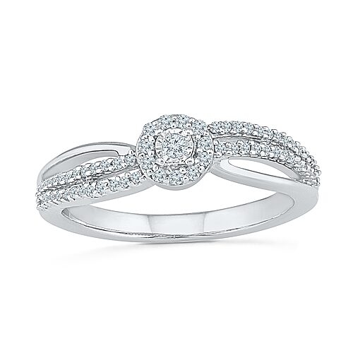 Click here for Promise My Love Womens 1/4 CT. T.W. Natural White... prices