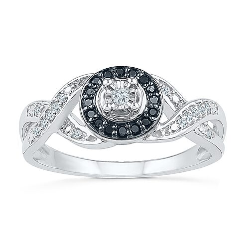 Click here for Promise My Love Womens 1/6 CT. T.W. Natural Black... prices