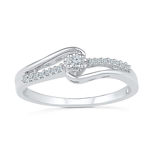Click here for Promise My Love Womens 1/10 CT. T.W. Natural White... prices