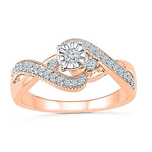 Click here for Promise My Love Womens 1/4 CT. T.W. Natural White... prices