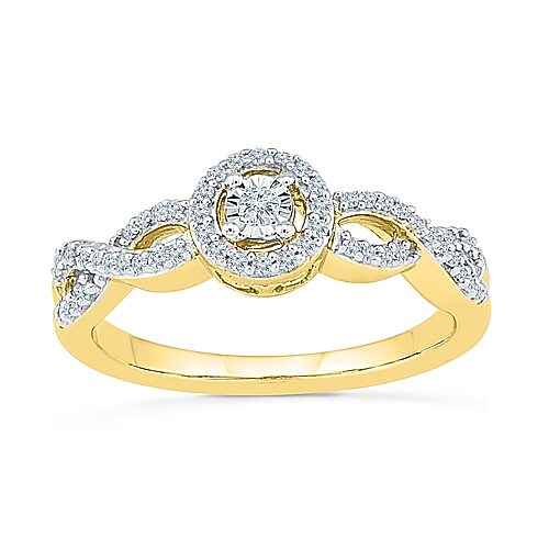 Click here for Promise My Love Womens 1/5 CT. Natural White Diamo... prices