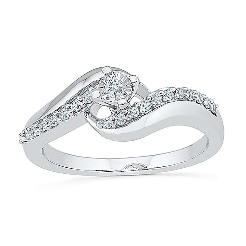 Click here for Promise My Love Womens 1/5 CT. Natural White Diamo... prices