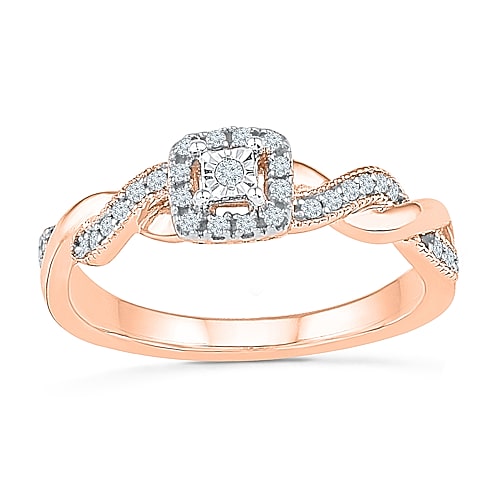 Click here for Promise My Love Womens 1/6 CT. T.W. Natural White... prices