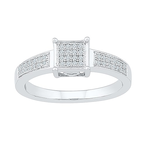 Click here for Womens 1/6 CT. T.W. Natural White Diamond Sterling... prices