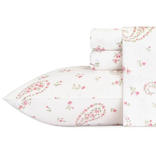 Click here for Laura Ashley Bristol Paisley Pink Sheet Set  One S... prices