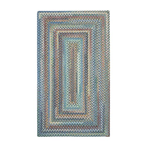 Capel American Traditions Braided Wool Indoor Rectangular Runner  One Size  Blue