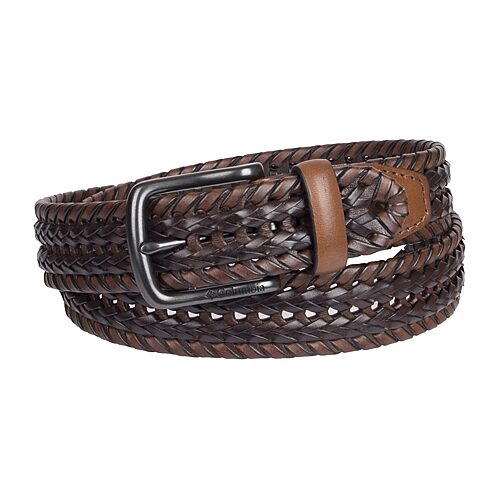 Click here for Mens Columbia 35mm Braided Belt - Brown prices