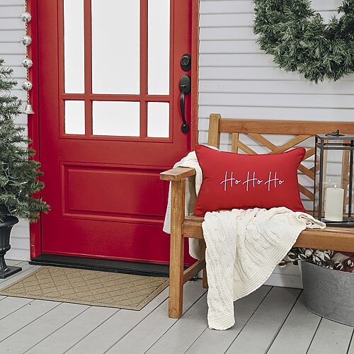 Click here for Mozaic Company 13X20 Corded EMB Ho Ho Ho Rectangul... prices
