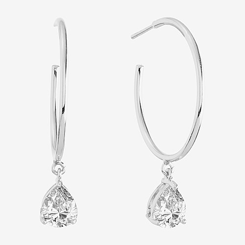 Click here for Sparkle Allure Charm Drop Womens Crystal 41.9mm Ho... prices