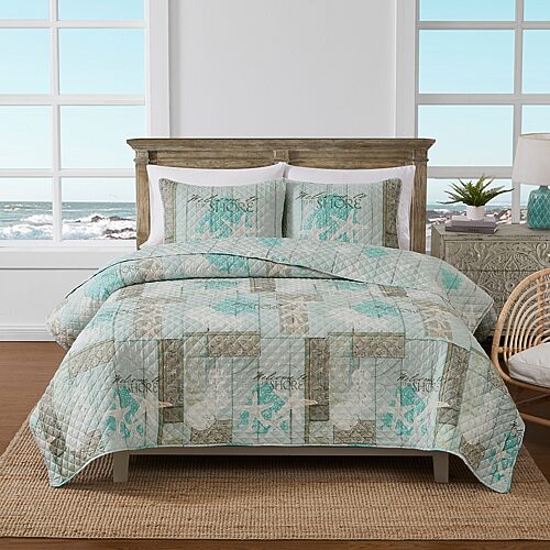 Click here for Avanti Beachcomber Reversible 3pc. Quilt Set prices