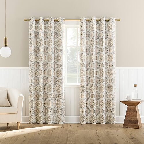 Click here for Sun Zero Atmosphere Melrose Grommet Top 100 Blacko... prices