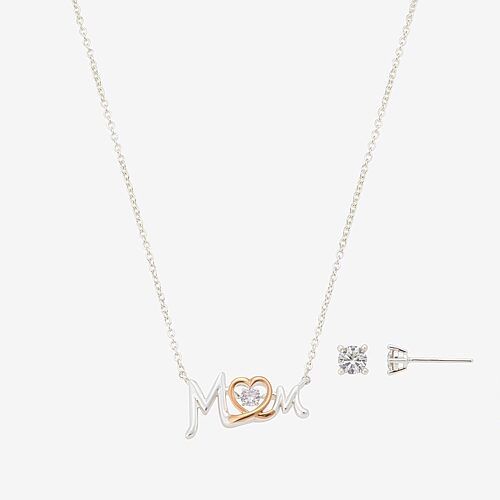 Click here for Footnotes Mom Womens Cubic Zirconia 14k Rose Gold... prices