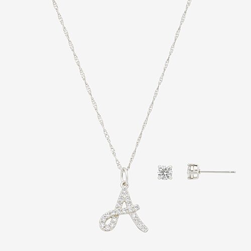 Click here for Sparkle Allure Initial Womens Cubic Zirconia Pure... prices