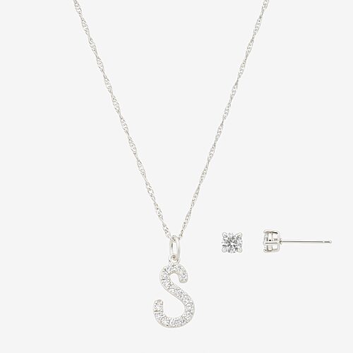 Click here for Sparkle Allure Initial Womens Cubic Zirconia Pure... prices