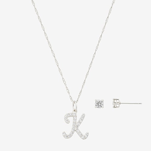 Click here for Sparkle Allure Initial Womens Cubic Zirconia Pure... prices