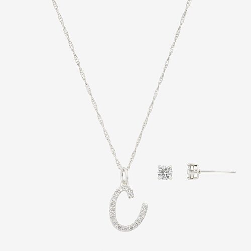 Click here for Sparkle Allure Initial Womens Cubic Zirconia Pure... prices
