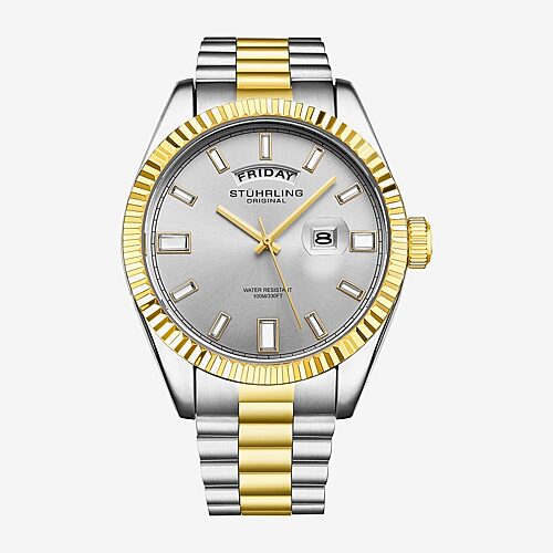 Click here for Stuhrling Statesman 4070 Men s Watch – Two-... prices