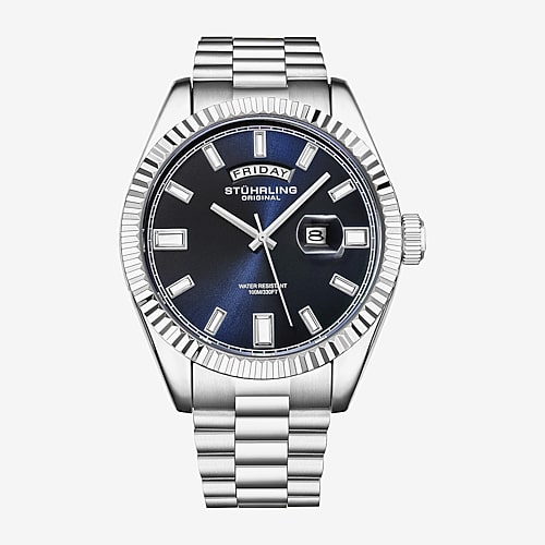 Click here for Stuhrling Statesman 4070 Men s Watch – Stai... prices