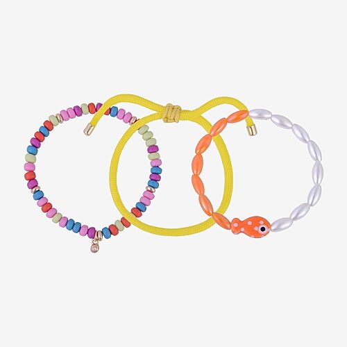 Click here for Arizona Unisex 3-pc. BEADED Bracelet Set  One Size... prices