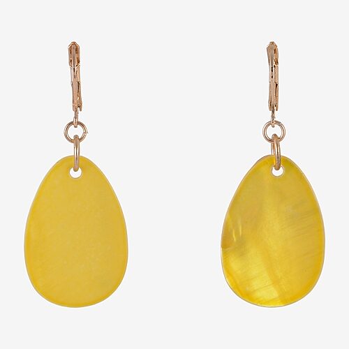 Click here for Mixit Womens Pear Drop Earrings  One Size  Yellow prices