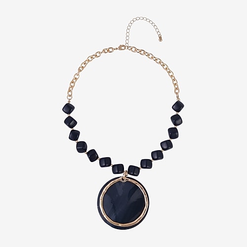 Click here for Mixit Womens Circle 16 Inch Pendant Necklace  One... prices