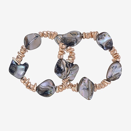 Click here for Mixit Womens 2-pc. Bracelet Set  One Size  Gray prices