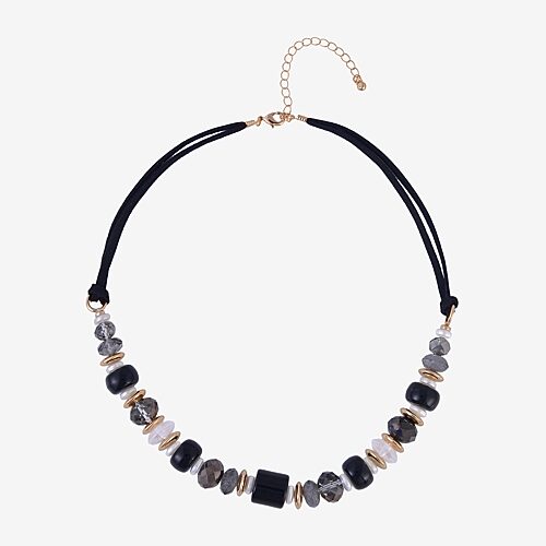 Click here for Mixit Womens 20 Inch Beaded Necklace  One Size  Bl... prices