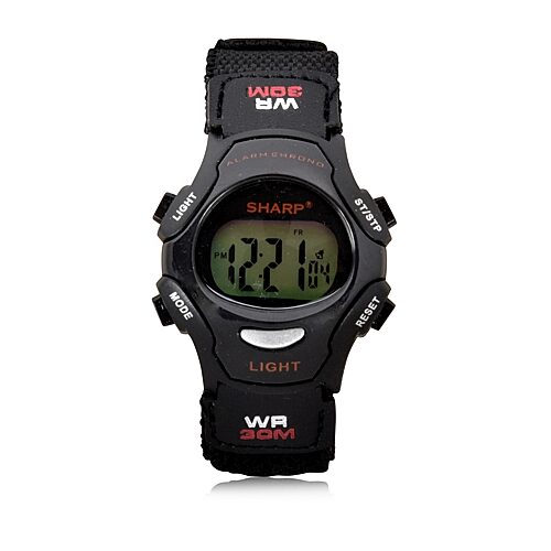 Click here for Sharp Boys Automatic Digital Black Strap Watch Shr... prices