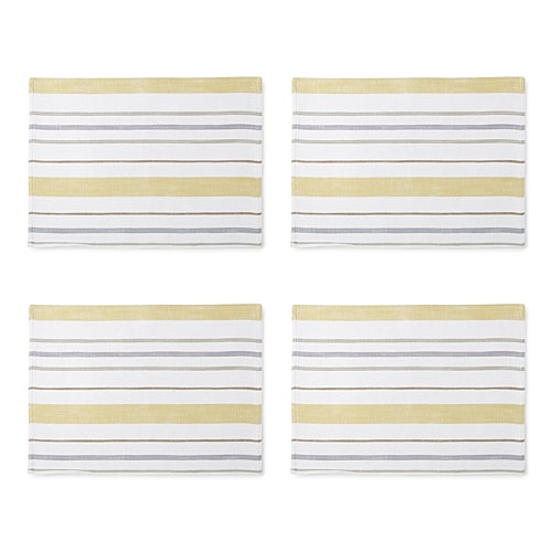 Click here for Linden Street Lakewood 4-pc. Placemat  One Size  Y... prices