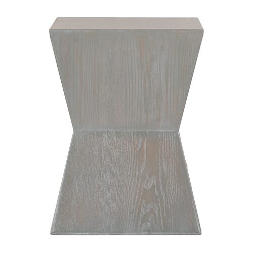 Lotem Curved Square Top Accent Table  One Size  Gray