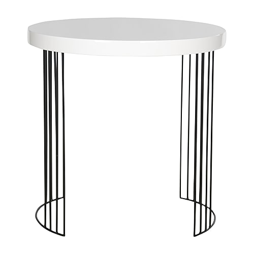 Click here for Kelly Mid Centry Modern Side Table  One Size  Whit... prices