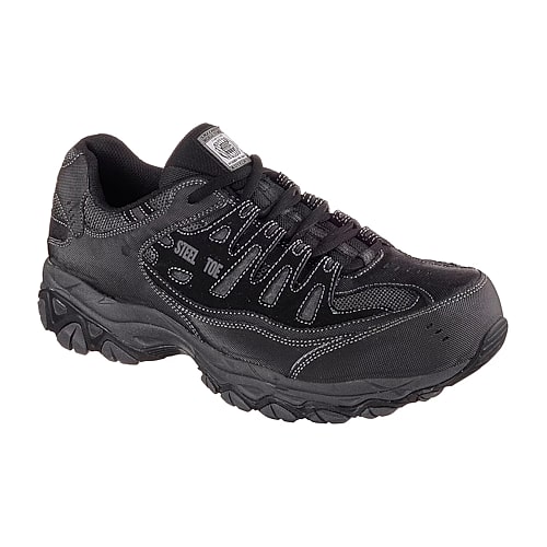 Click here for Skechers Cankton Mens Round Steel Toe Work Shoes... prices