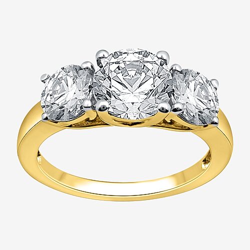 Click here for 3 CT. T.W. Lab-Grown (G / SI1-SI2) Diamond Round 3... prices