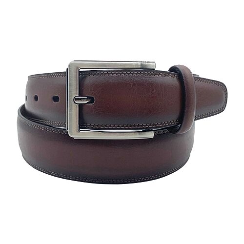 Click here for Stafford Leather Burnished Gunmetal Mens Belt  S (... prices