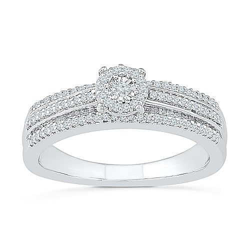 Click here for Womens 1/3 CT. T.W. Natural White Diamond 10K Gold... prices