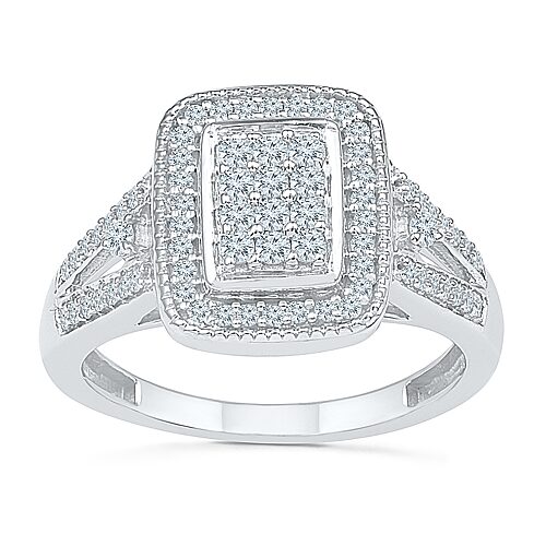 Click here for Womens 1/2 CT. T.W. Natural White Diamond 10K Gold... prices