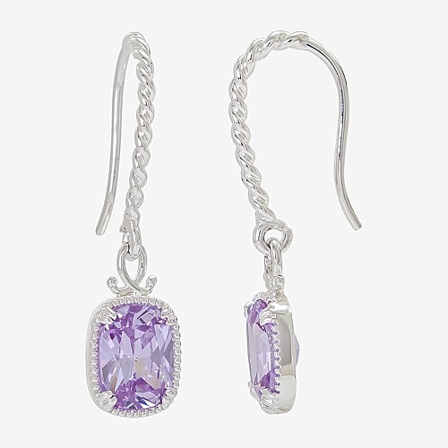 Click here for Sparkle Allure Womens Purple Cubic Zirconia Pure S... prices
