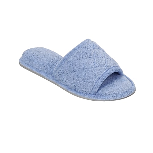 Click here for Dearfoams Womens Microfiber Terry Slide Slipper  O... prices