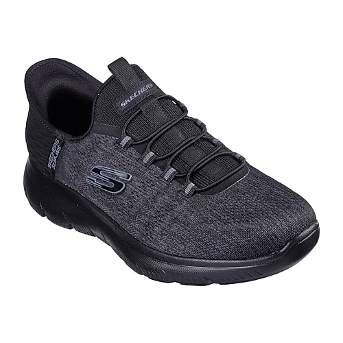 Skechers Hands Free Slip-Ins Summits Key Pace Mens Slip-On Walking Shoes  7 Medium  Black