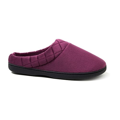 Click here for Dearfoams Womens Darcy Velour Clog With Quilted Cu... prices