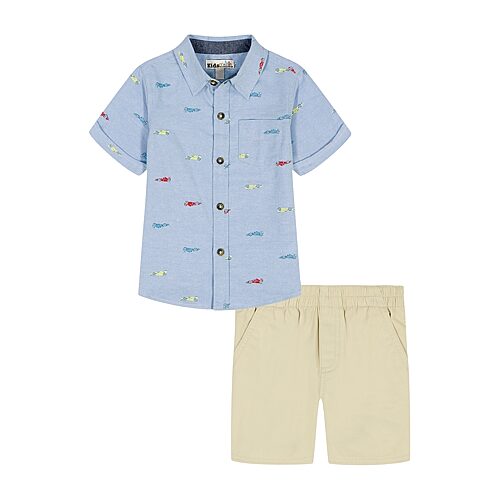 Click here for Kids Headquarters Boys 2T-5 Short-Sleeve Racecar P... prices