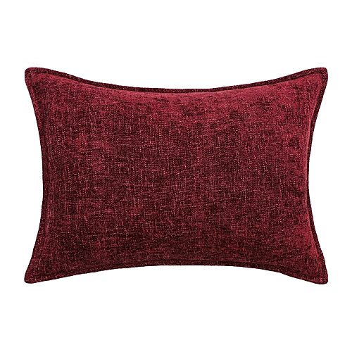 Click here for Chenille 14x20 Lumbar Pillow  One Size  Red prices