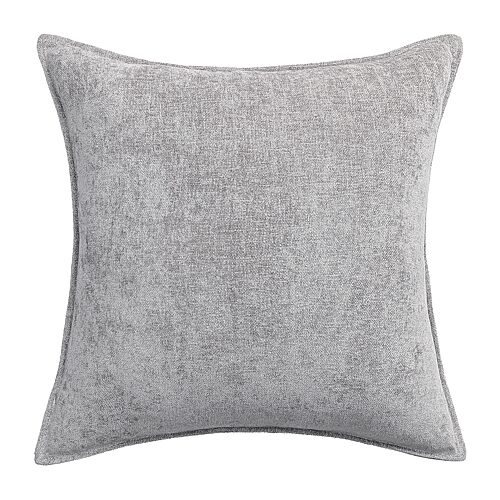 Click here for Chenille 20x20 Square Throw Pillow  One Size  Gray prices