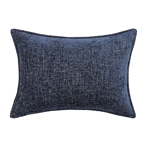 Click here for Chenille 14x20 Lumbar Pillow  One Size  Blue prices